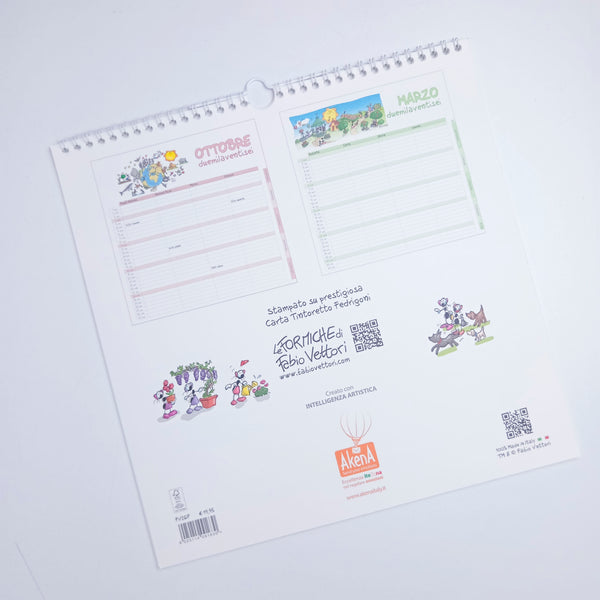 2026 Family Calendar of the Ants by Fabio Vettori - Le Formiche di ...