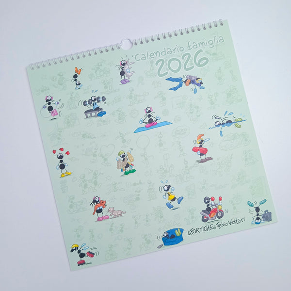 2026 Family Calendar of the Ants by Fabio Vettori - Le Formiche di ...