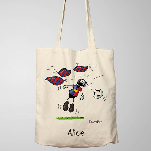Shopper Personalizzata "Forza Genoa" - Le Formiche di Fabio Vettori
